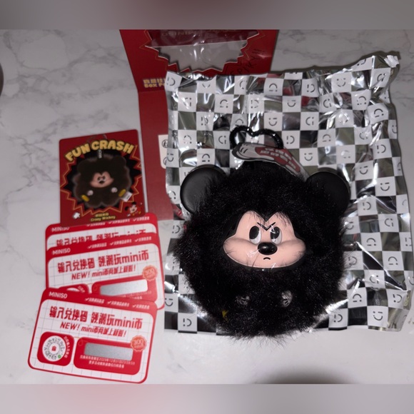 Disney | Toys | Miniso Mikey Fun Crash Confirmed Crazy Mickey Pendant ...